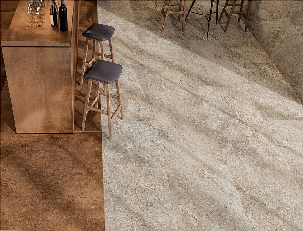 Glacier Platino Anti-Slip 24"x48 Porcelain Tile | GENROSE