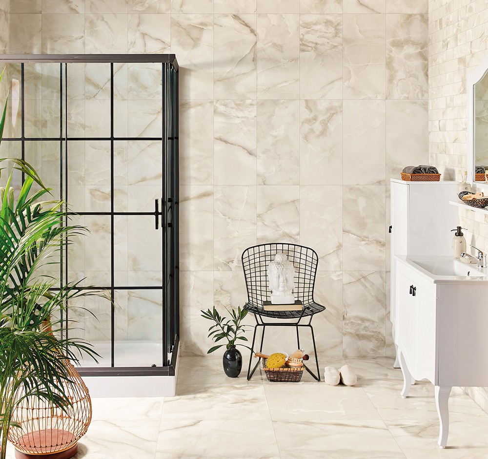 Grace Ivory Matte 12"x24 Porcelain Tile | GENROSE