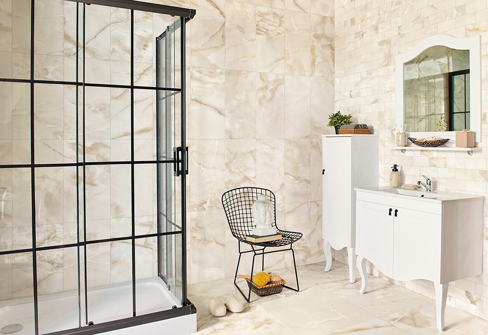 Grace Ivory Matte 12"x24 Porcelain Tile | GENROSE