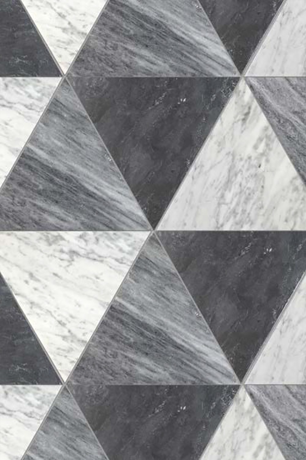 grey geometric tile