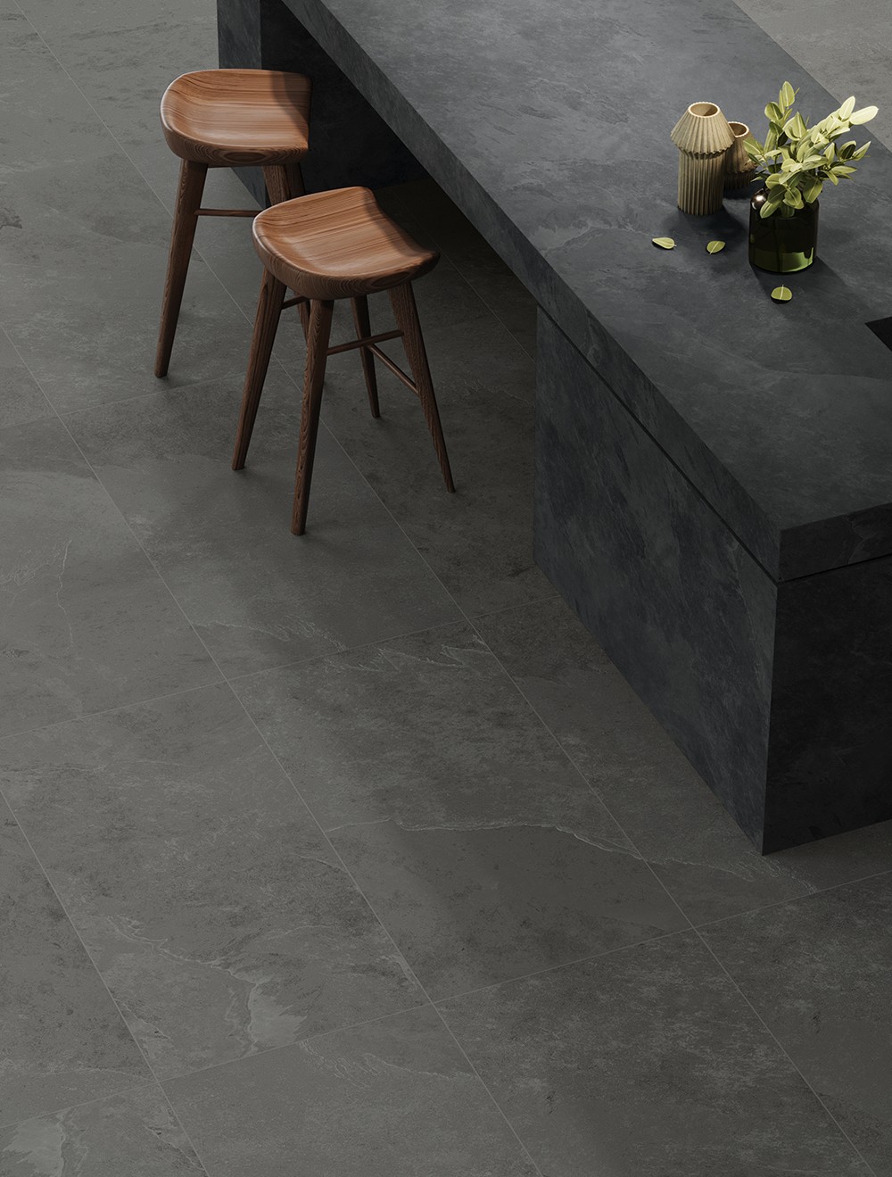 Hearth Iron Grip 32"x32 Porcelain Tile | GENROSE