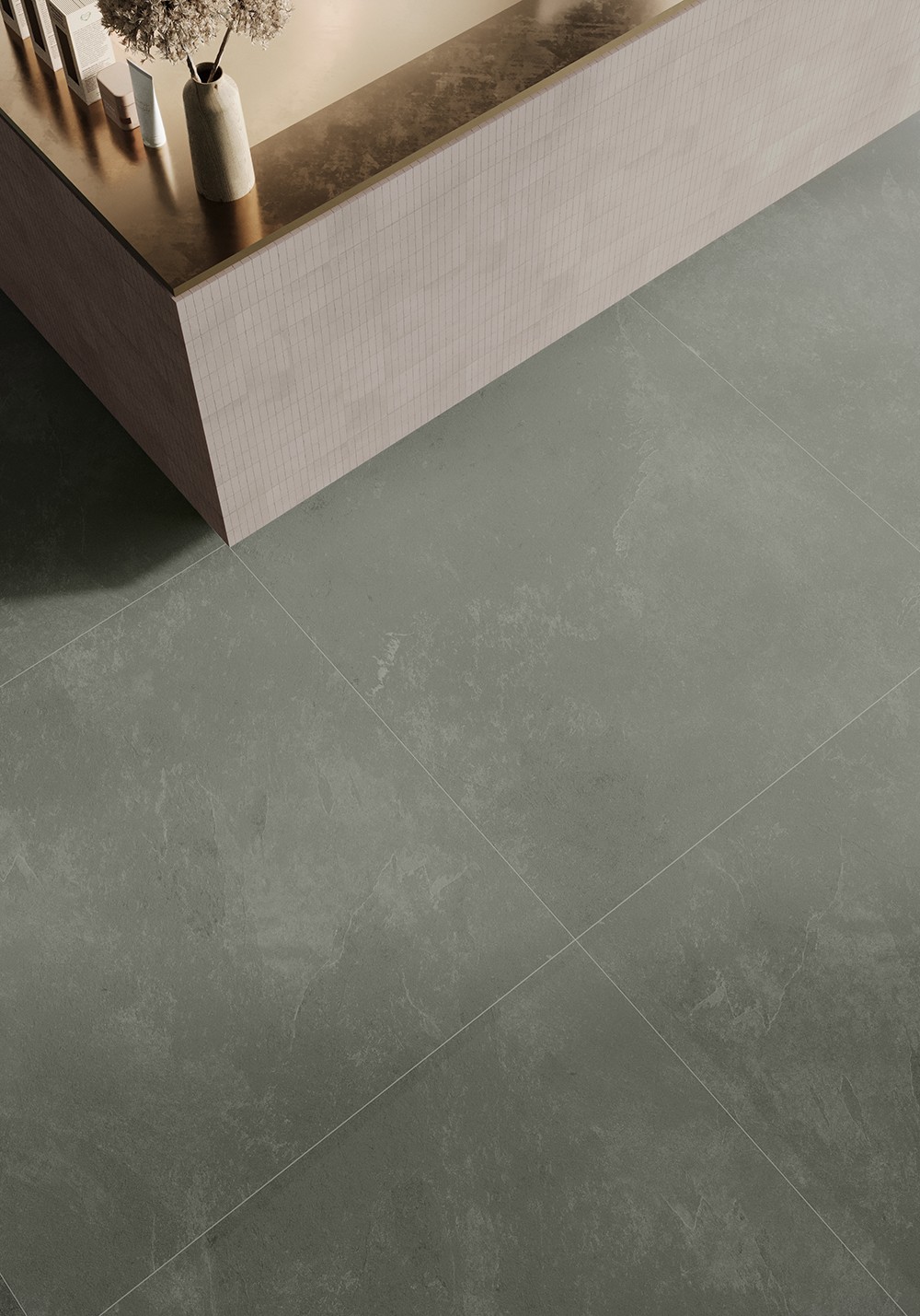 Hearth Jade Matte 48"x48 Porcelain Tile | GENROSE