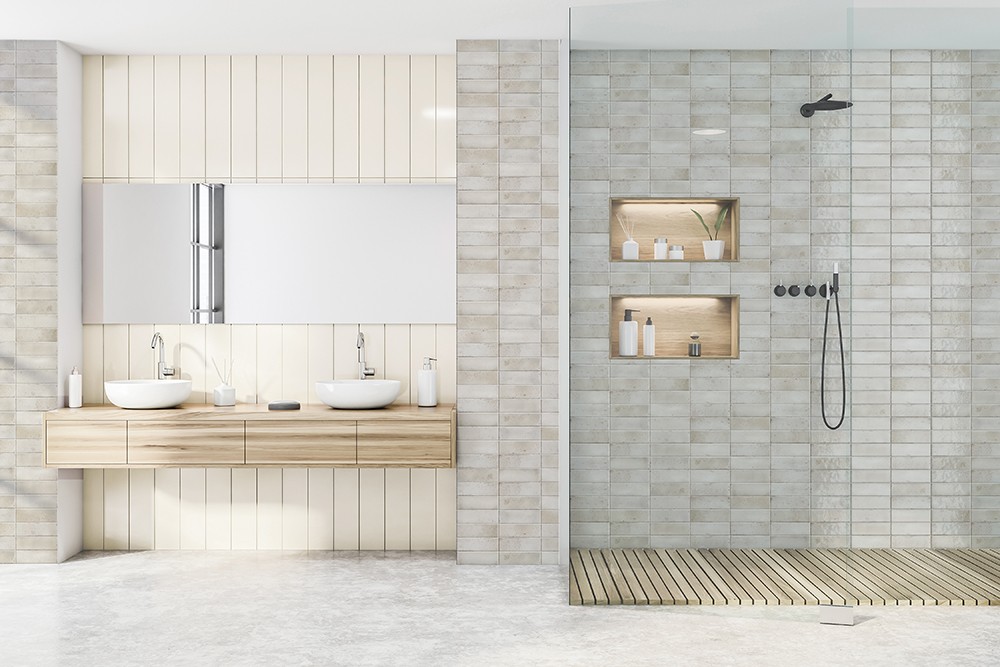 Ibiza Chalk Glossy 2.5"x8 Ceramic Tile | GENROSE