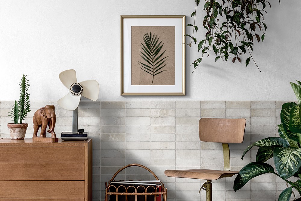 Ibiza Chalk Glossy 2.5"x8 Ceramic Tile | GENROSE