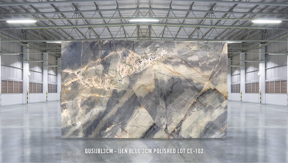 Ijen Blue Slab Ijen Blue Polished 3CM Slabs | Natural Stone | GENROSE