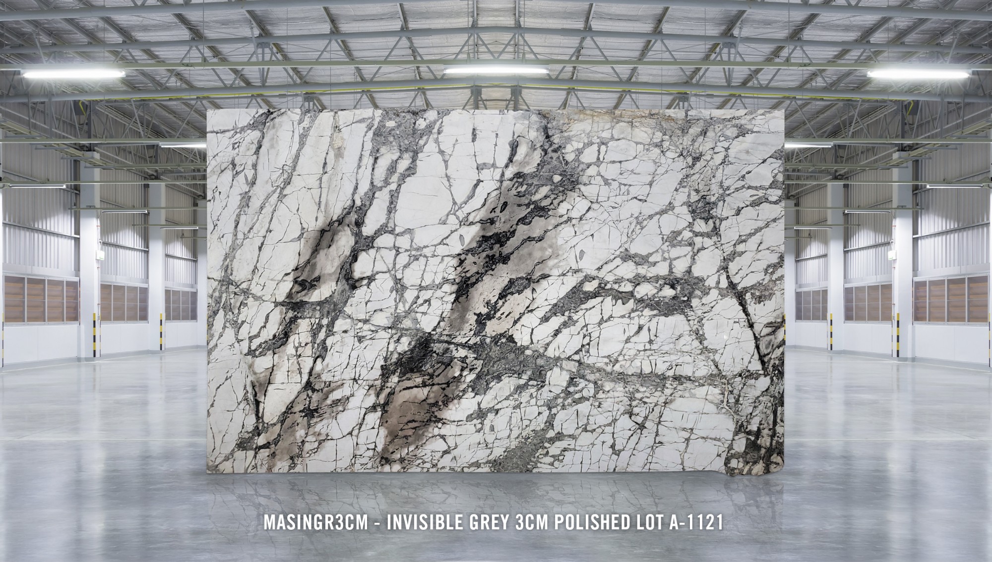 Invisible Grey Slab Invisible Grey Polished 3cm Slabs | Natural Stone | GENROSE