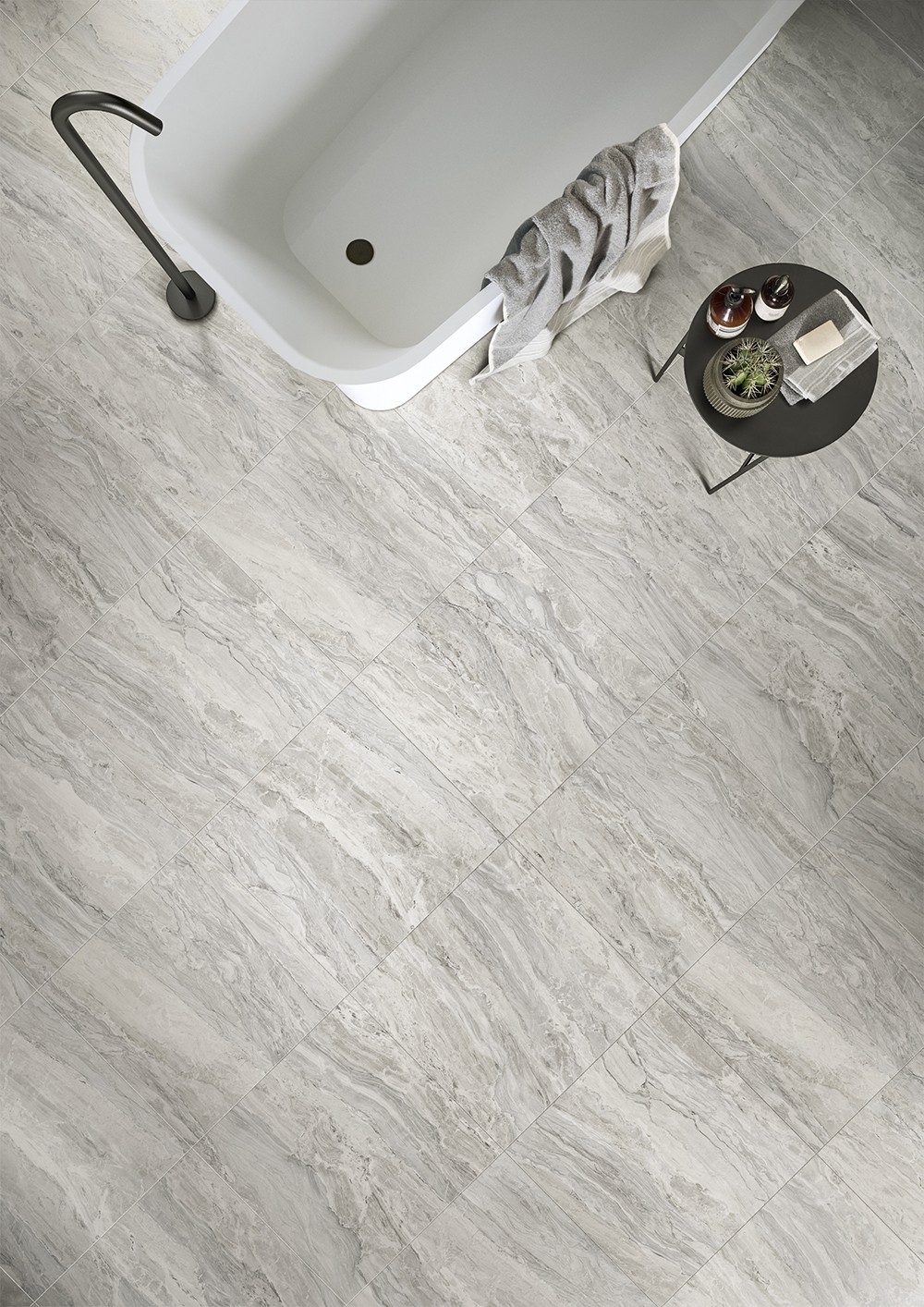 Jewelstone Silver Matte 24"X24 Porcelain Tile | GENROSE