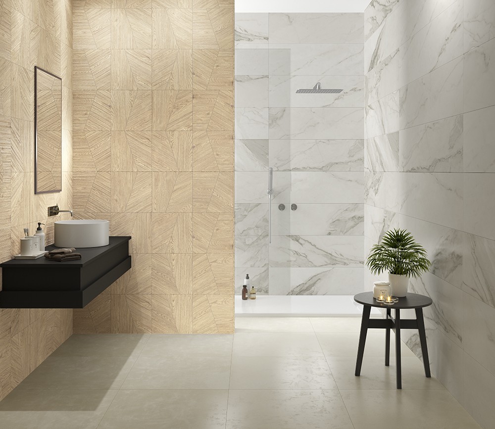 Katami Faggio Matte 12"x36" Deco Ceramic Tile | GENROSE