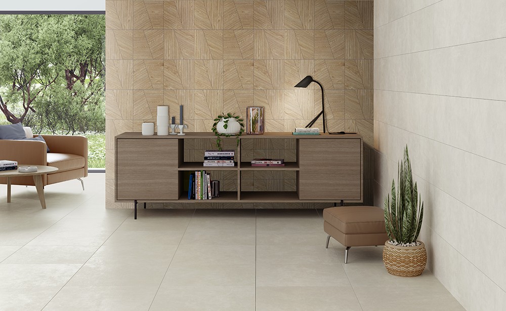 Katami Faggio Matte 12"x36" Deco Ceramic Tile | GENROSE