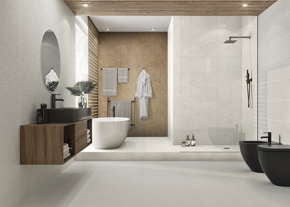 Katami Rovere Matte 12"x36" Deco Ceramic Tile | GENROSE