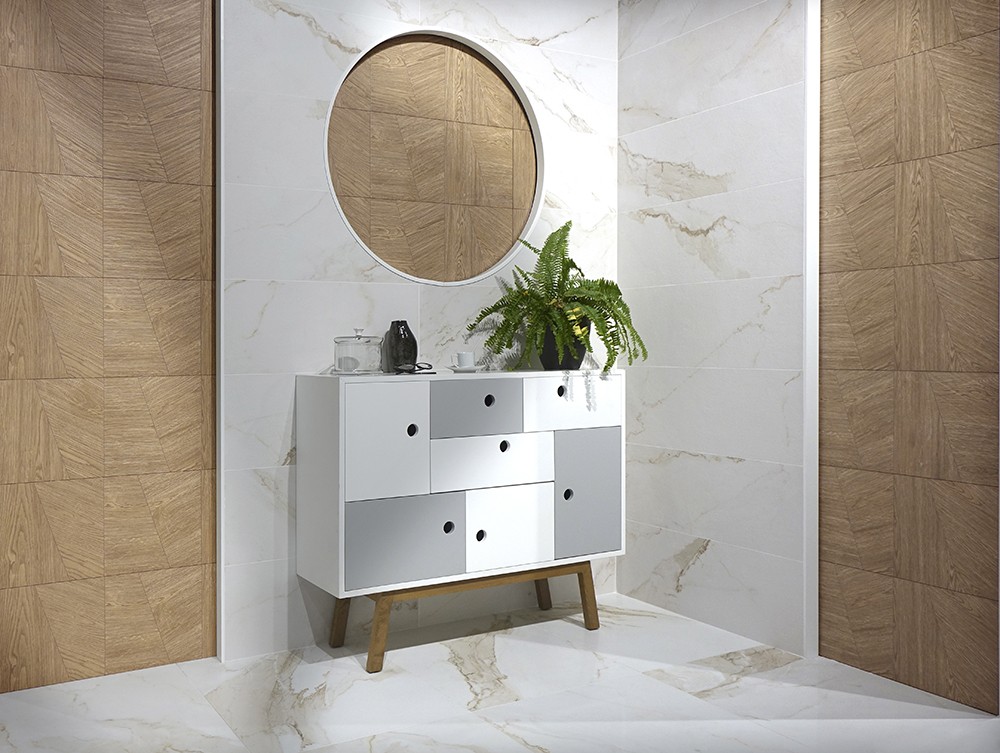 Katami Rovere Matte 12"x36" Deco Ceramic Tile | GENROSE