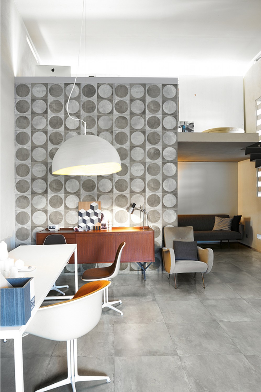 Kilostone Ash Polished 12"x24 Porcelain Tile | GENROSE