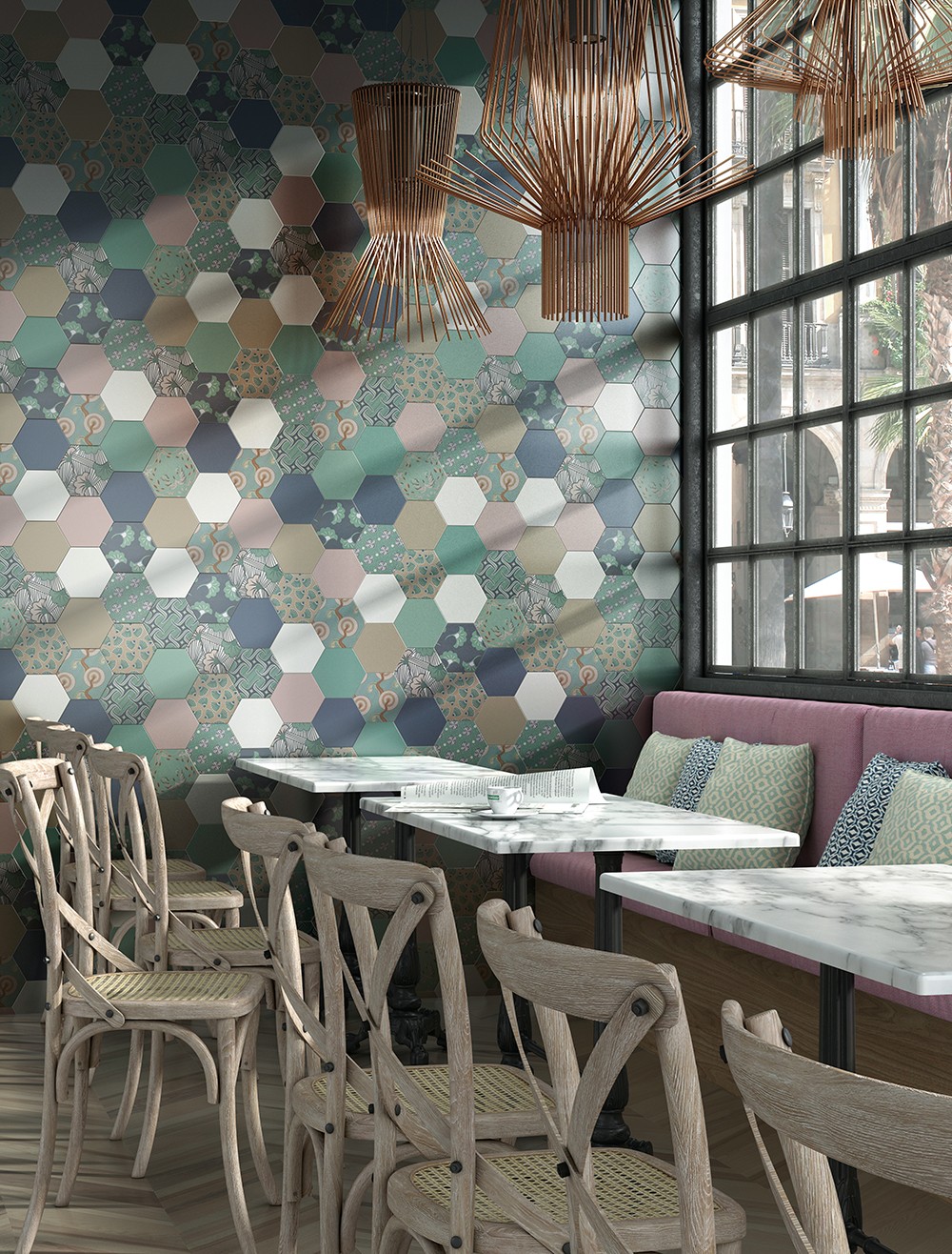 Laguna Mix Matte Mix Deco Porcelain Tile | GENROSE