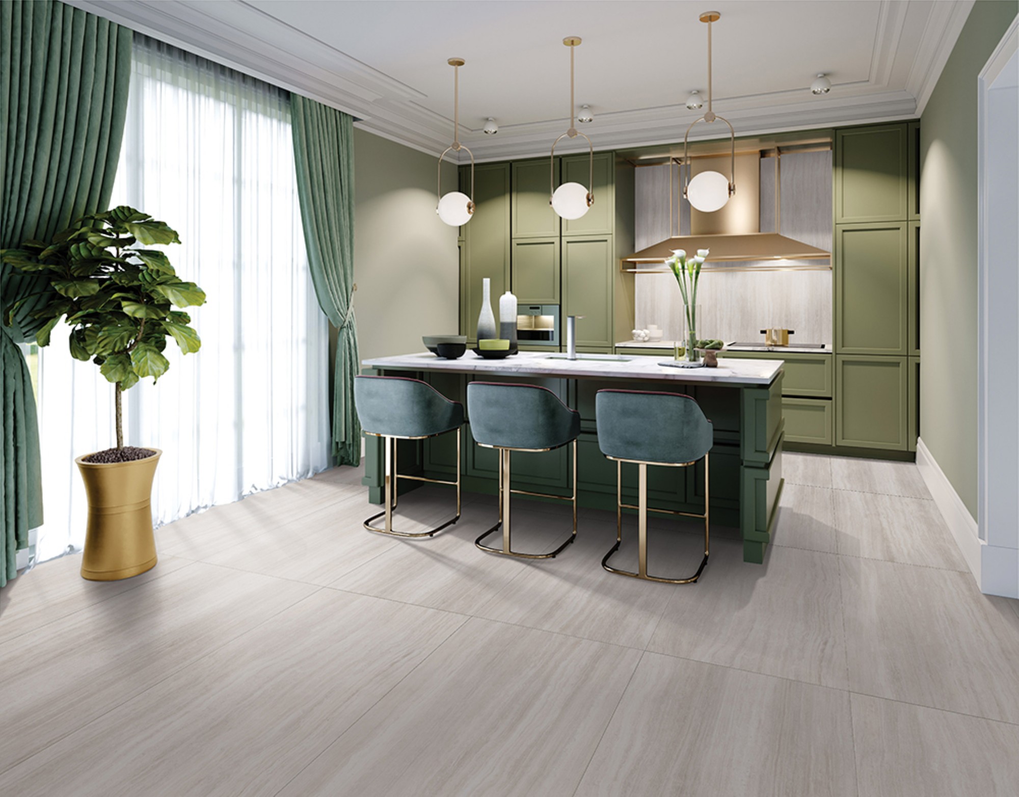 Lazio Beige Honed 24"x48 Porcelain Tile | GENROSE