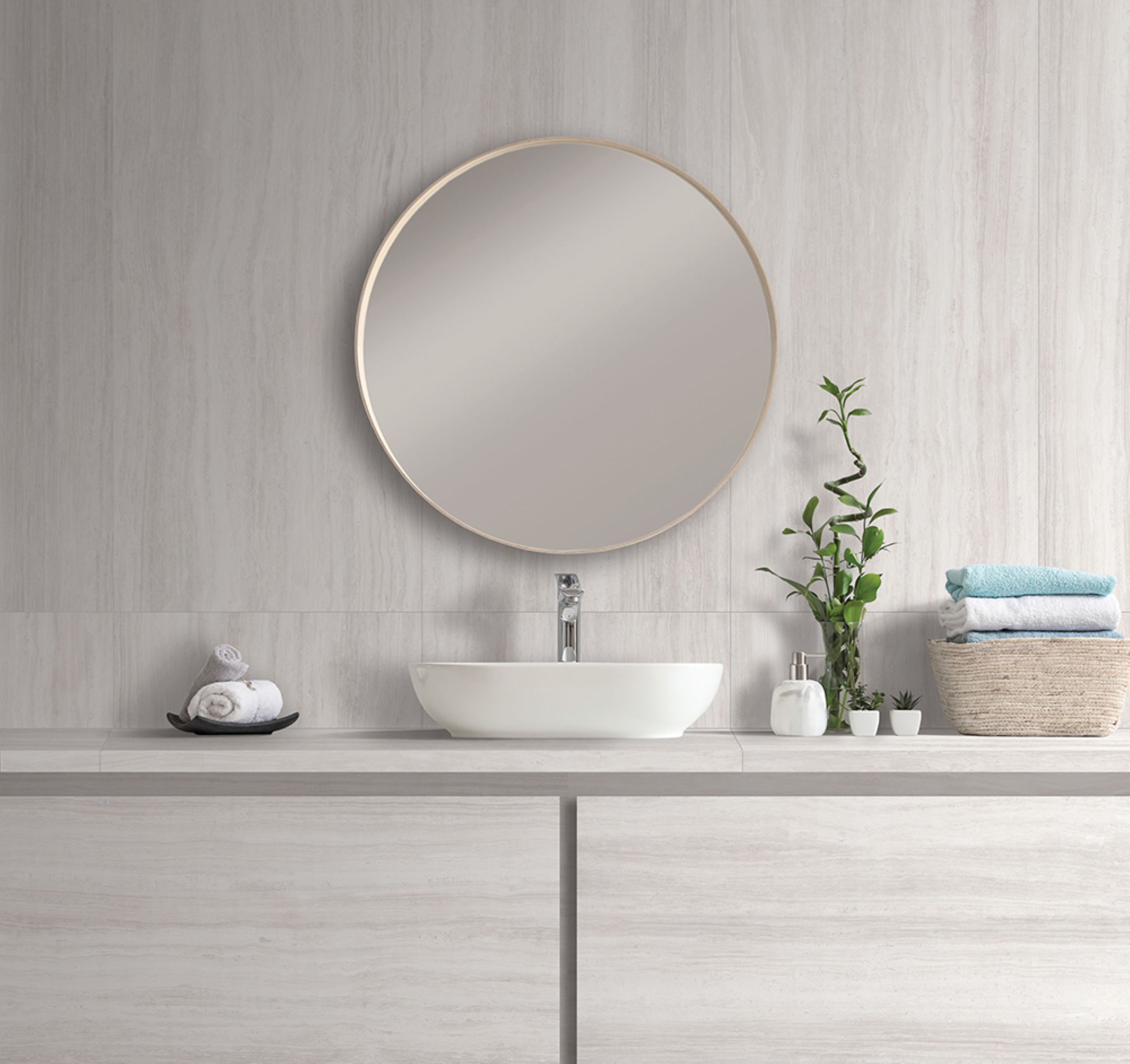 Lazio White Honed 24"x48 Porcelain Tile | GENROSE