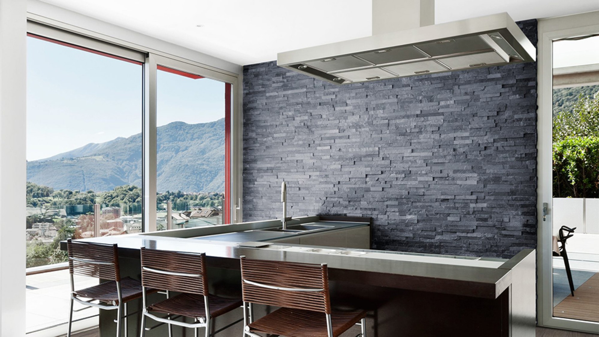 Ledgerstone Astro Silver Honed 6"x24 Natural Stone Tile | GENROSE