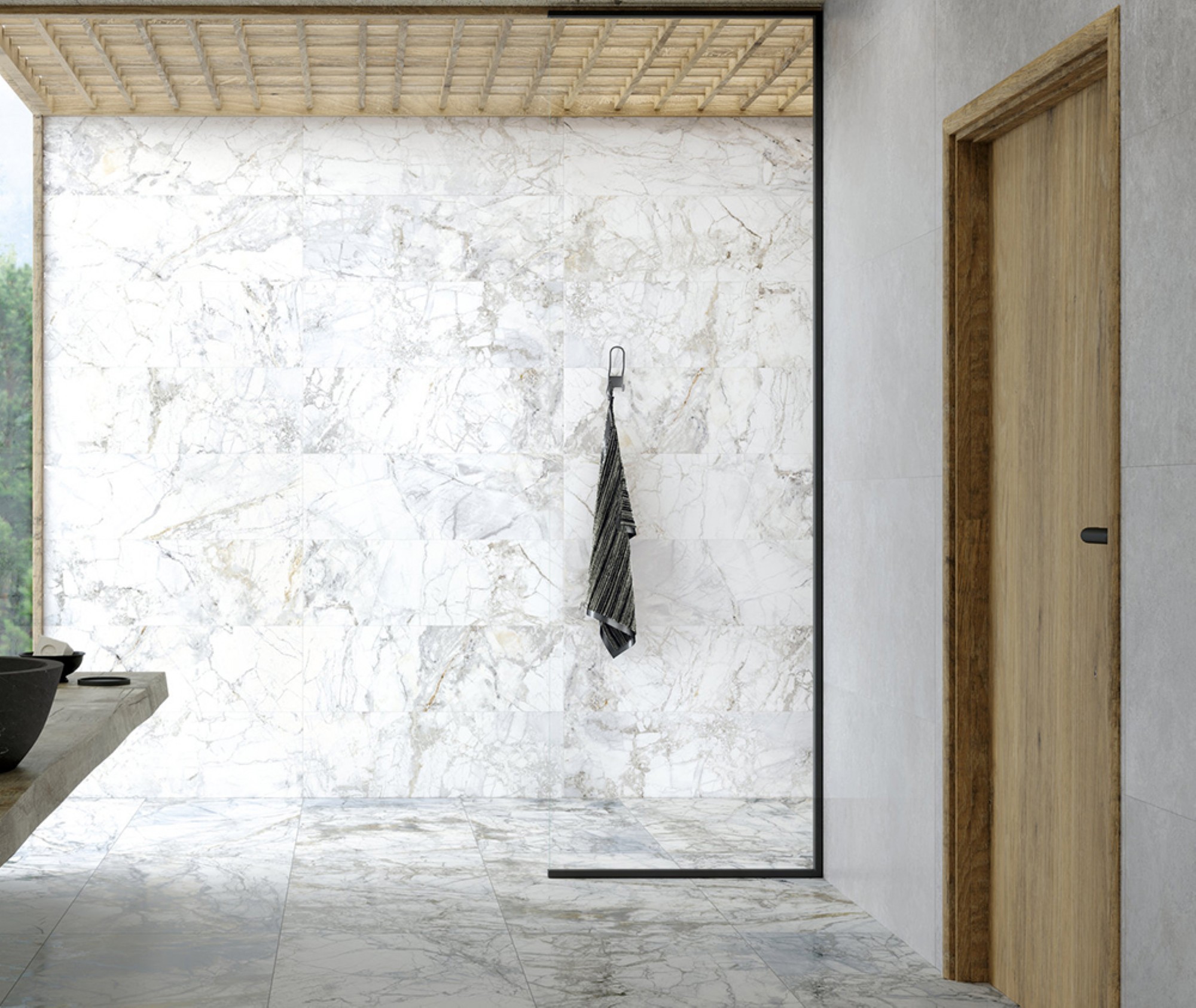 Legacy White Matte 24"X48 Porcelain Tile | GENROSE