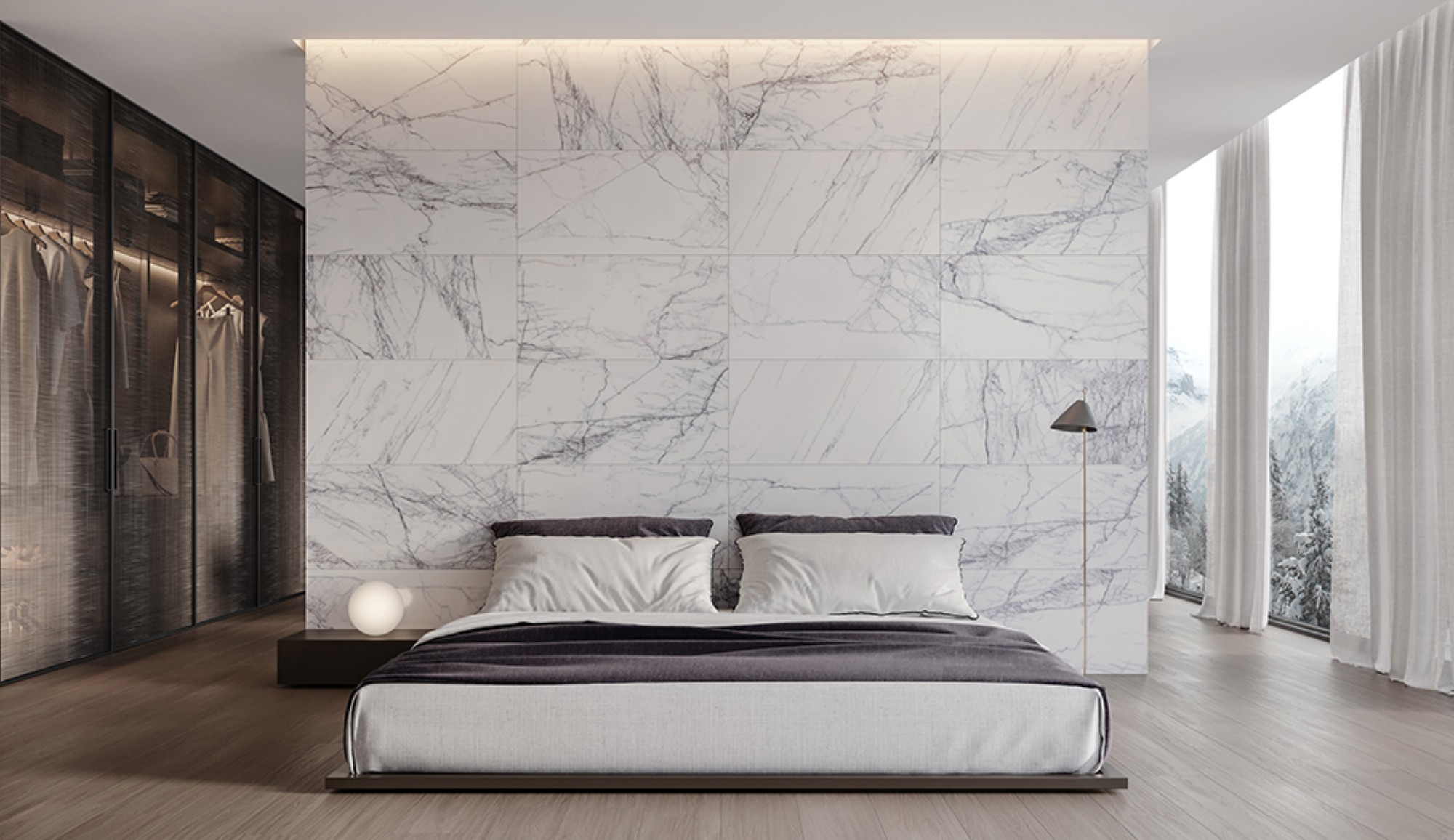 Lilac Volta Honed 18"x36" Natural Stone Tile | GENROSE