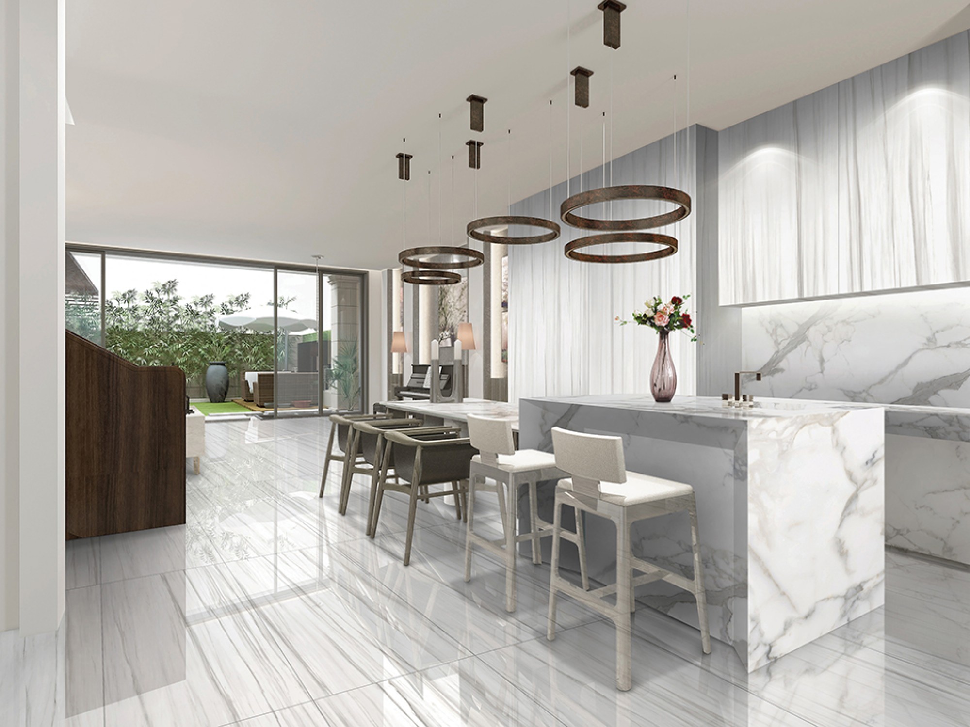 Livorno Collection Slabs Bernini Classico Polished 120"x60 Slabs ...