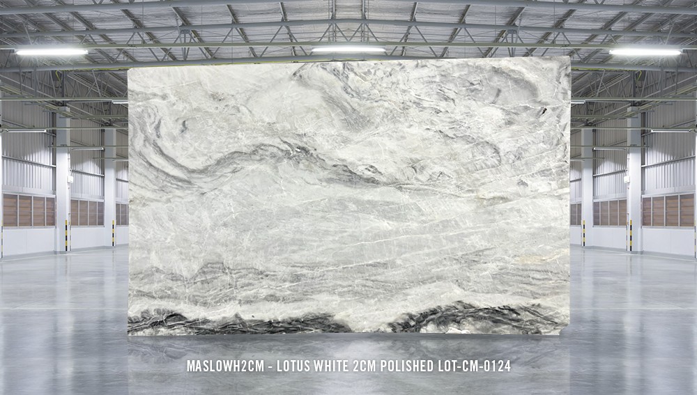 Lotus White Slab Lotus White 2cm Polished Slabs | Natural Stone | GENROSE