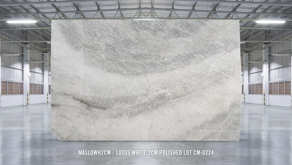 Lotus White Slab Lotus White 2cm Polished Slabs | Natural Stone | GENROSE