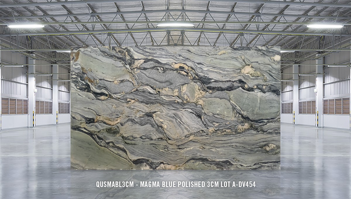 Magma Blue Slab Magma Blue 3cm Polished Slabs | Natural Stone | GENROSE