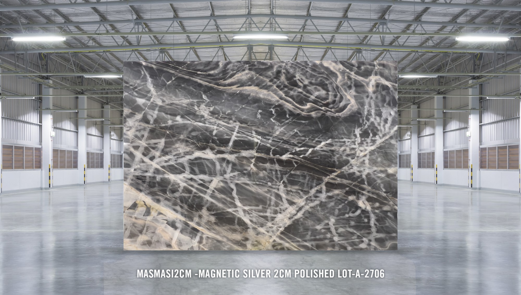 Magnetic Silver Slab Magnetic Silver Polished 2cm Slabs | Natural Stone ...