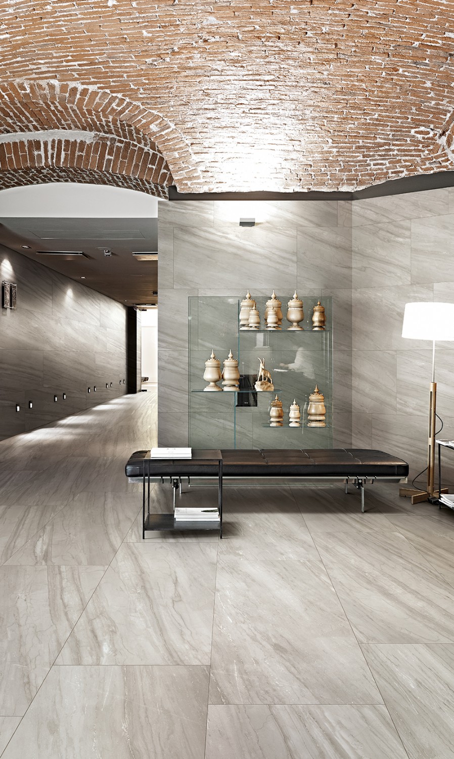 Marbella Alaska Grey Polished 24"x48 Porcelain Tile | GENROSE