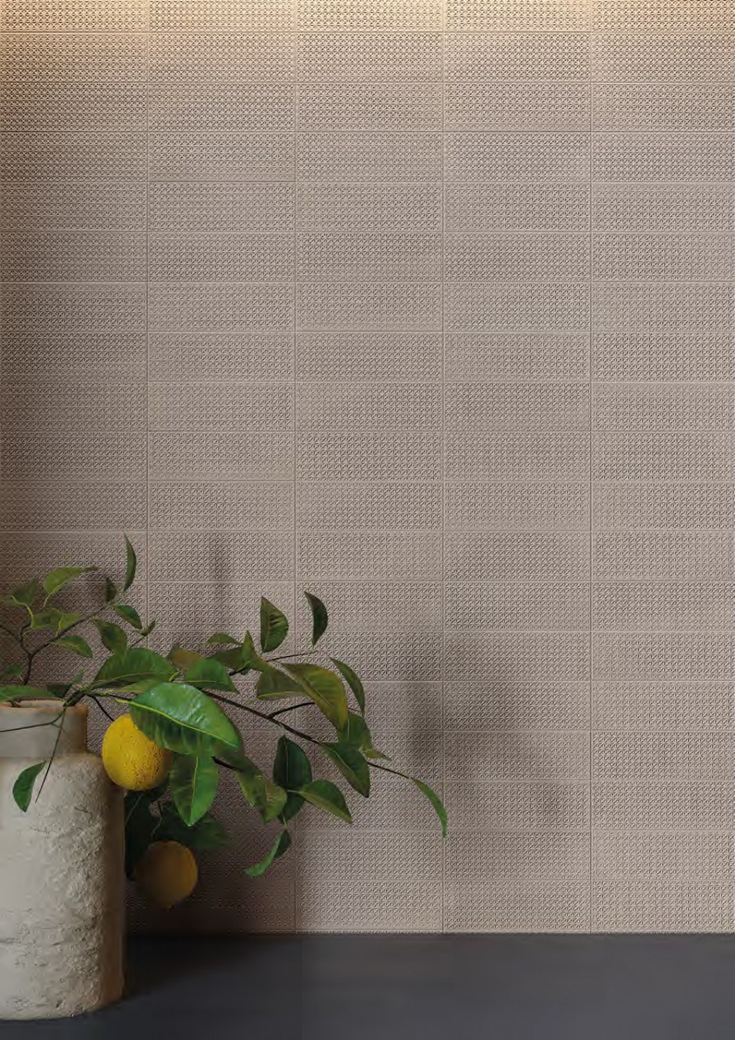 Materia Fango Matte 2"x6" Deco Matte Fango Porcelain Tile | GENROSE