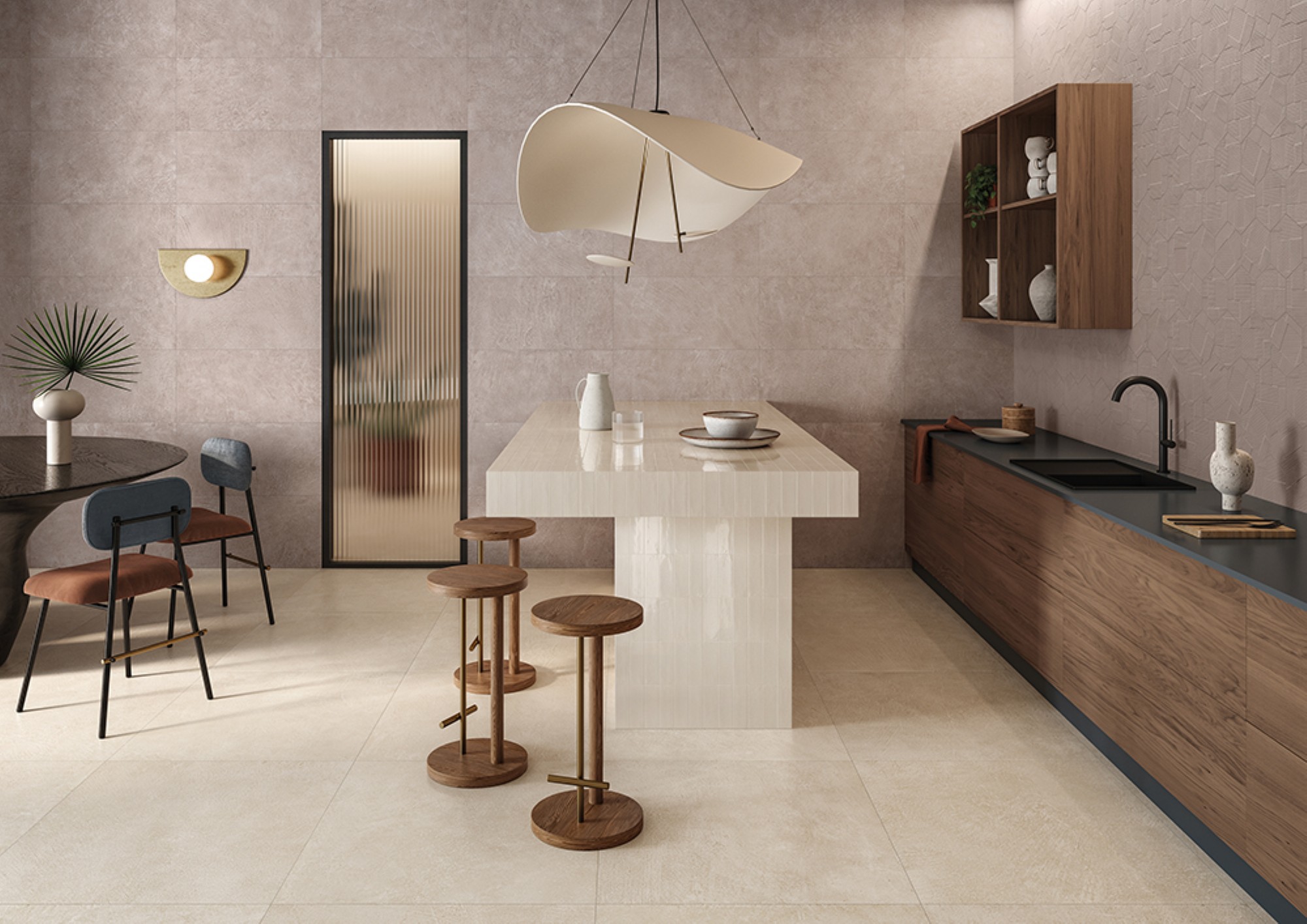 Materia Fango Matte 12"x24 Porcelain Tile | GENROSE
