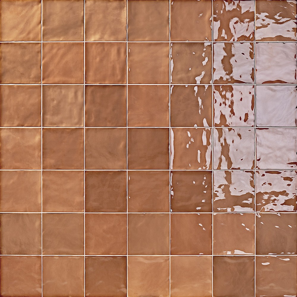 Matisse Mandarine Glossy 6"x6 Ceramic Tile | GENROSE Stone & Tile