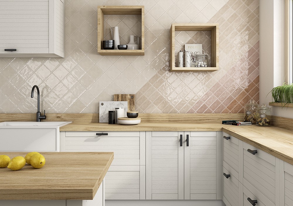 Matisse Nuage Glossy 6"x6 Ceramic Tile | GENROSE Stone & Tile