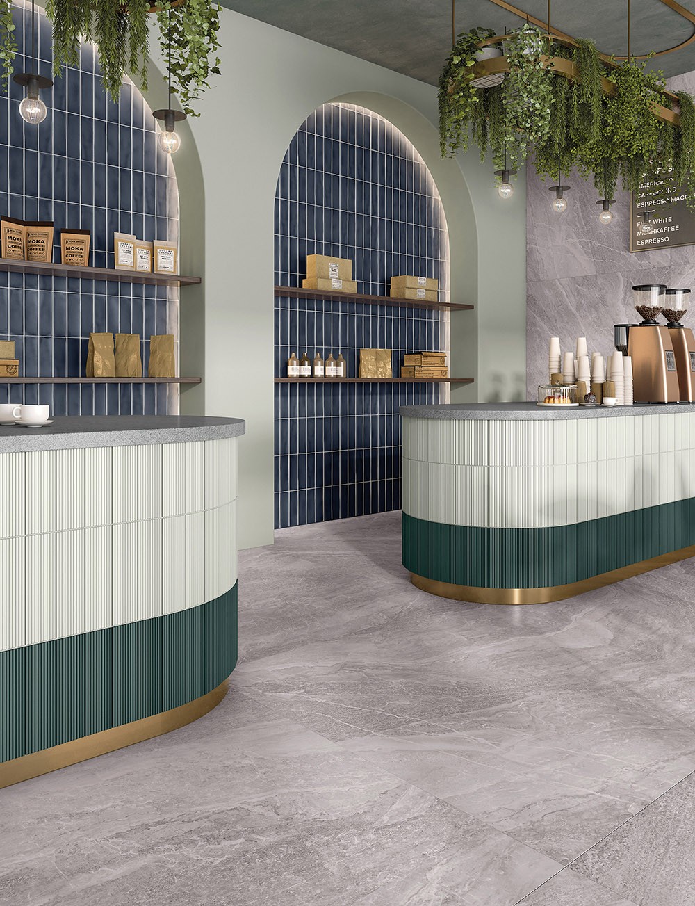 Maui Sauge Matte 3"x10" Ligne Deco Sauge Ceramic Tile | GENROSE