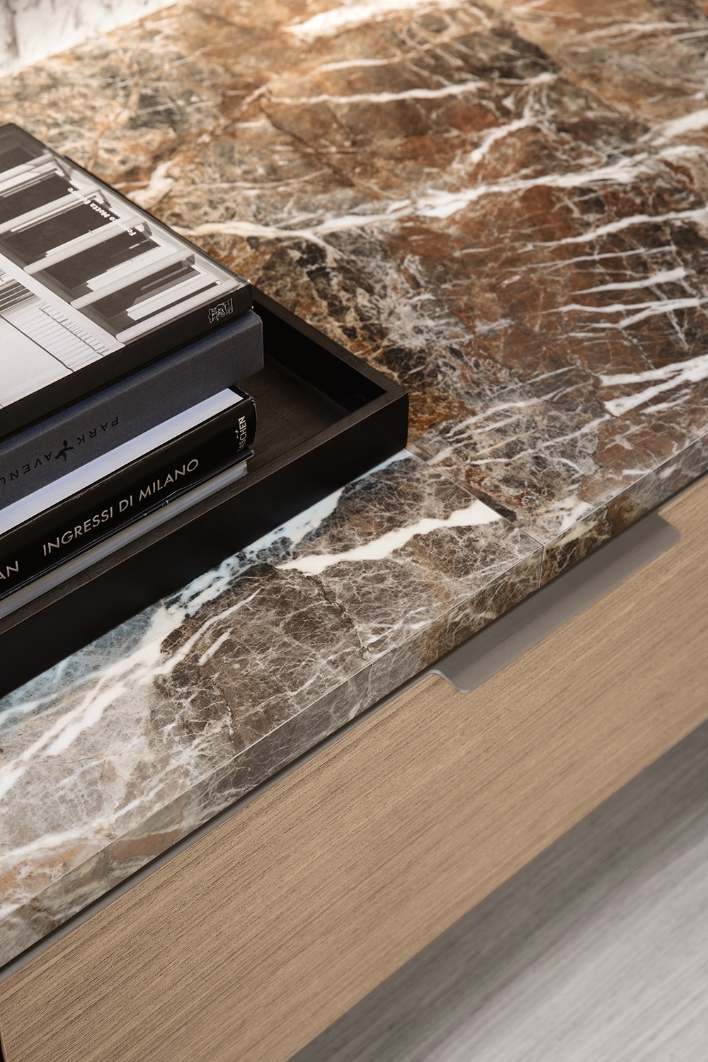 Maximus Mountain Peak Polished 63"x126 Slabs | Porcelain | GENROSE