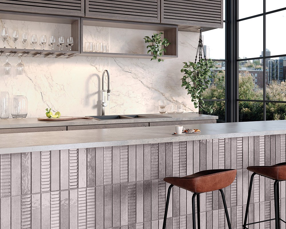 Melody Storm Glossy 2"x10 Ceramic Tile | Genrose Stone & Tile