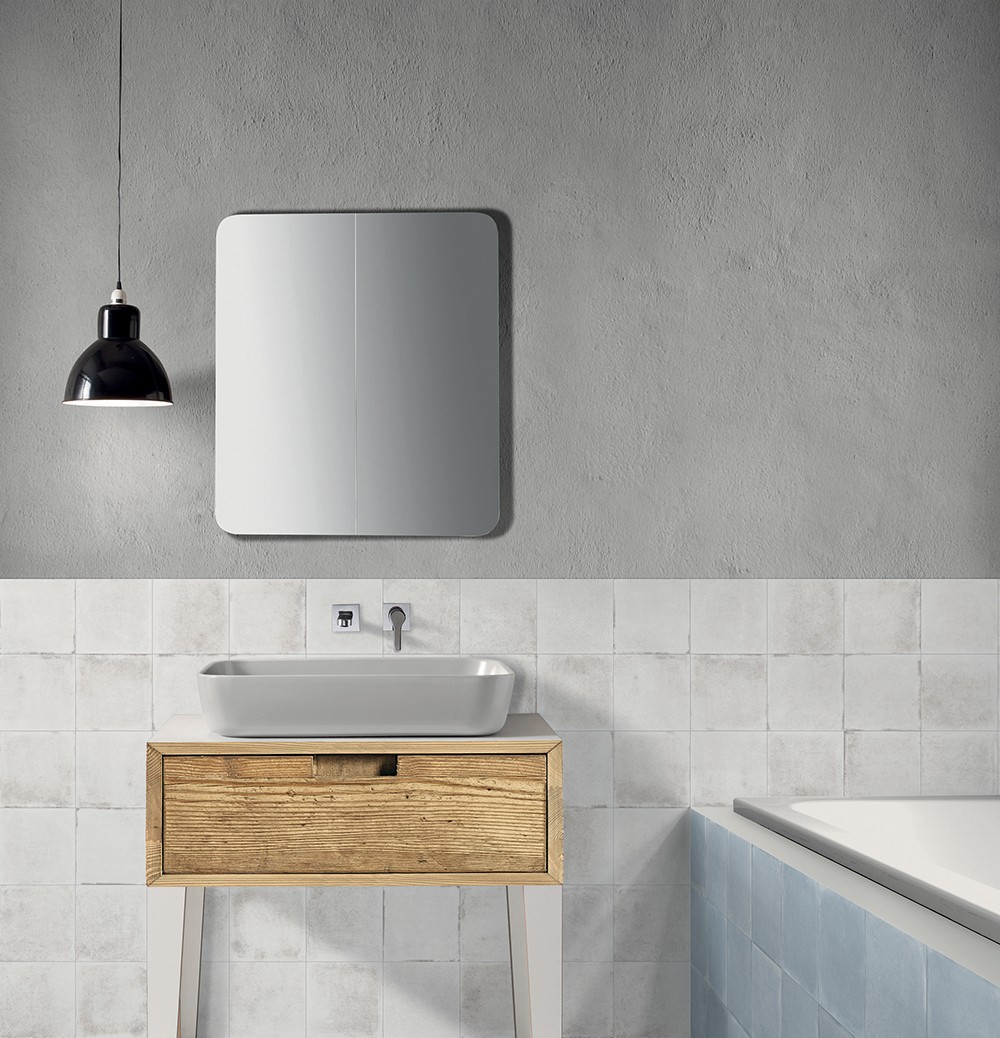 Mystique Avio Matte 8"x8 Porcelain Tile | GENROSE