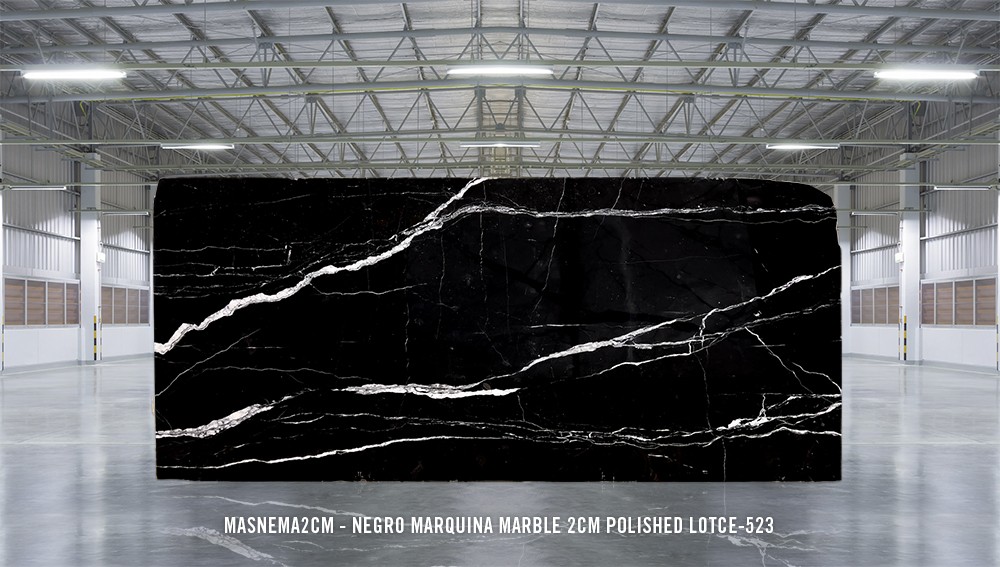 Negro Marquina Slab Negro Marquina Polished 2cm Slabs | Natural Stone ...