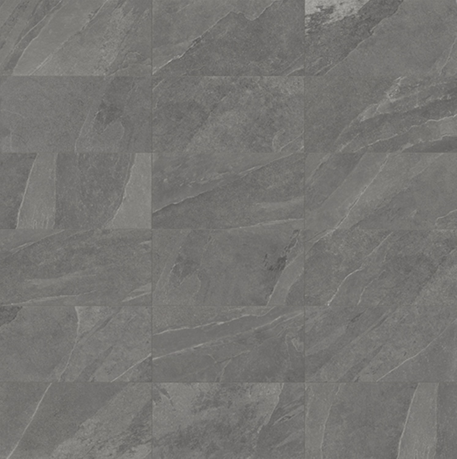 North Chromium Matte 12"x24" Porcelain Tile | GENROSE