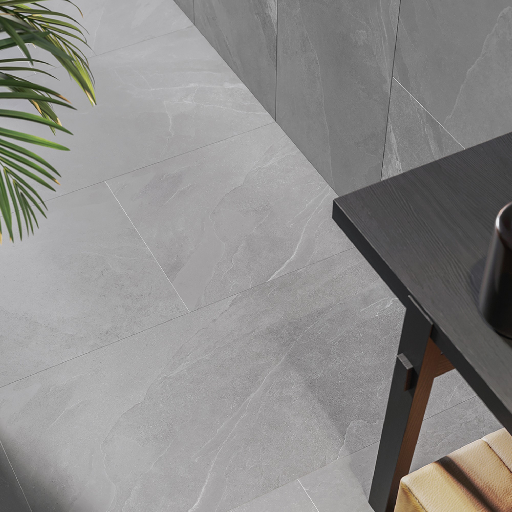 North Chromium Matte 24"x48 Porcelain Tile | GENROSE