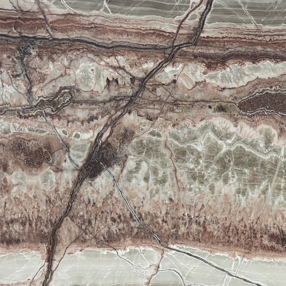 Onice Rosa Onyx Slabs - Pink translucent onyx