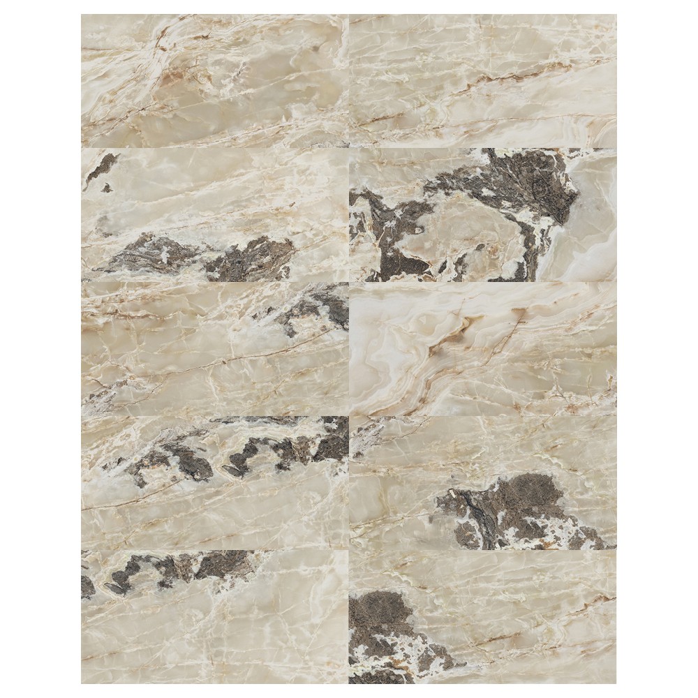 Oracle Golden Blend Satin 24"X48" 6mm Porcelain Tile | GENROSE