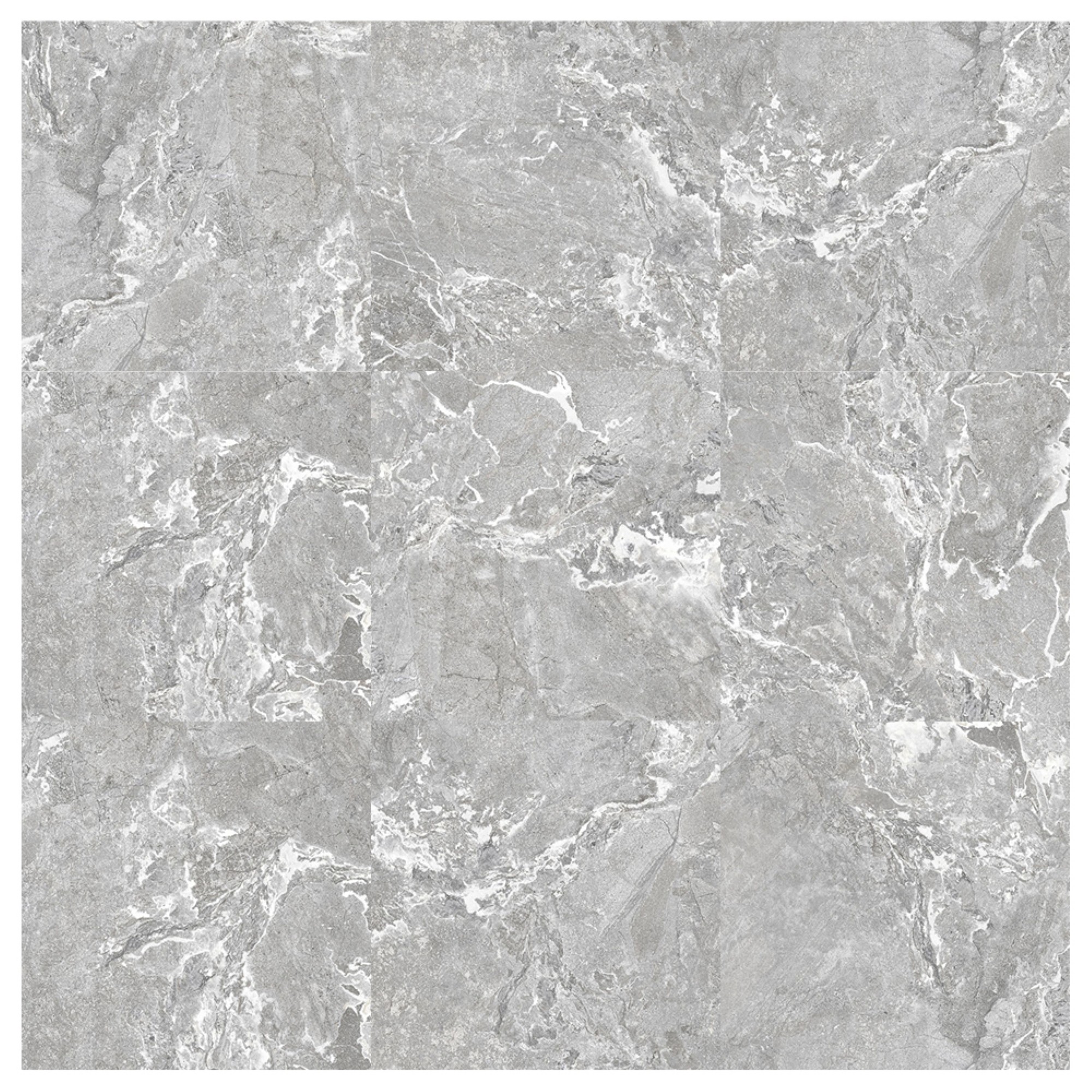 Oracle White Poryphery Structured 32"x32" 10mm Porcelain Tile | GENROSE