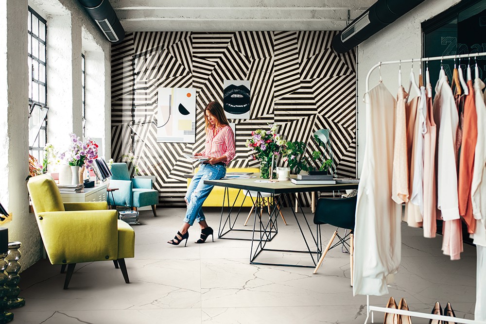 Scion Zebra Polished 24"x48" Wall Deco Outlet | GENROSE