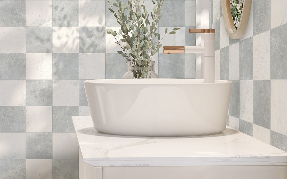 Piazza Fior di Pesco Matte 3"X3" Porcelain Tile | GENROSE