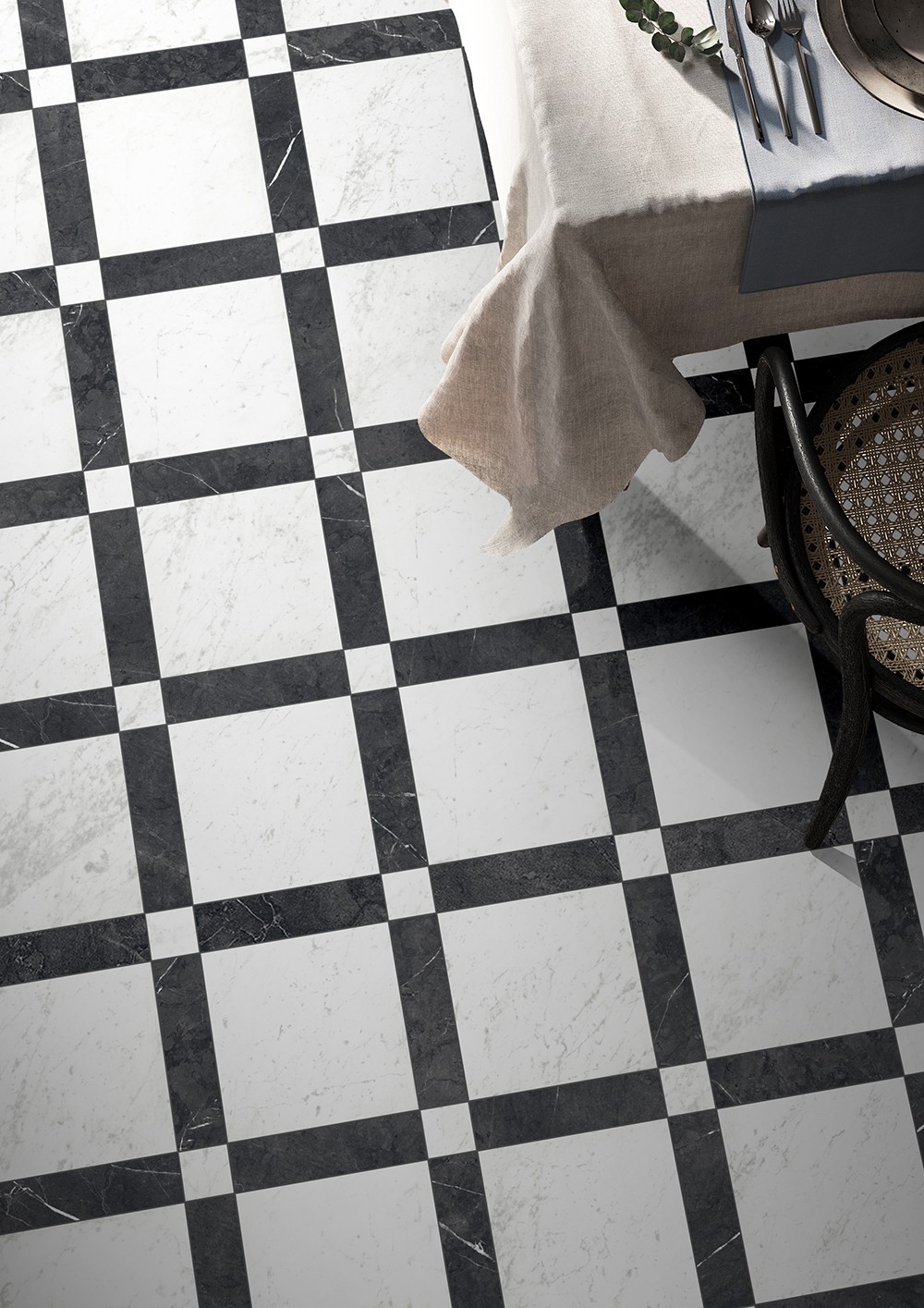 Piazza Carrara Matte 12"X12 Porcelain Tile | GENROSE