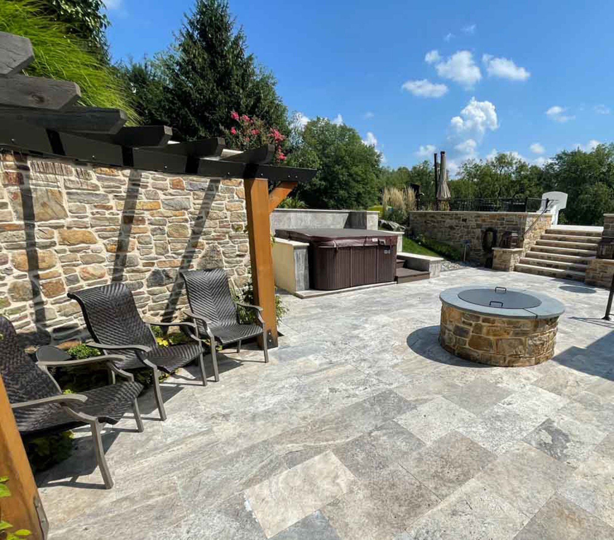 Platinum Platinum Tumbled 24"x24" 3cm Paver Pavers | Natural Stone ...