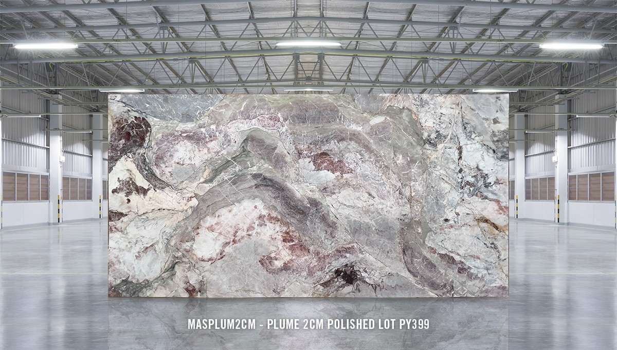 Plume Slab Plume 2cm Polished Slabs | Natural Stone | GENROSE