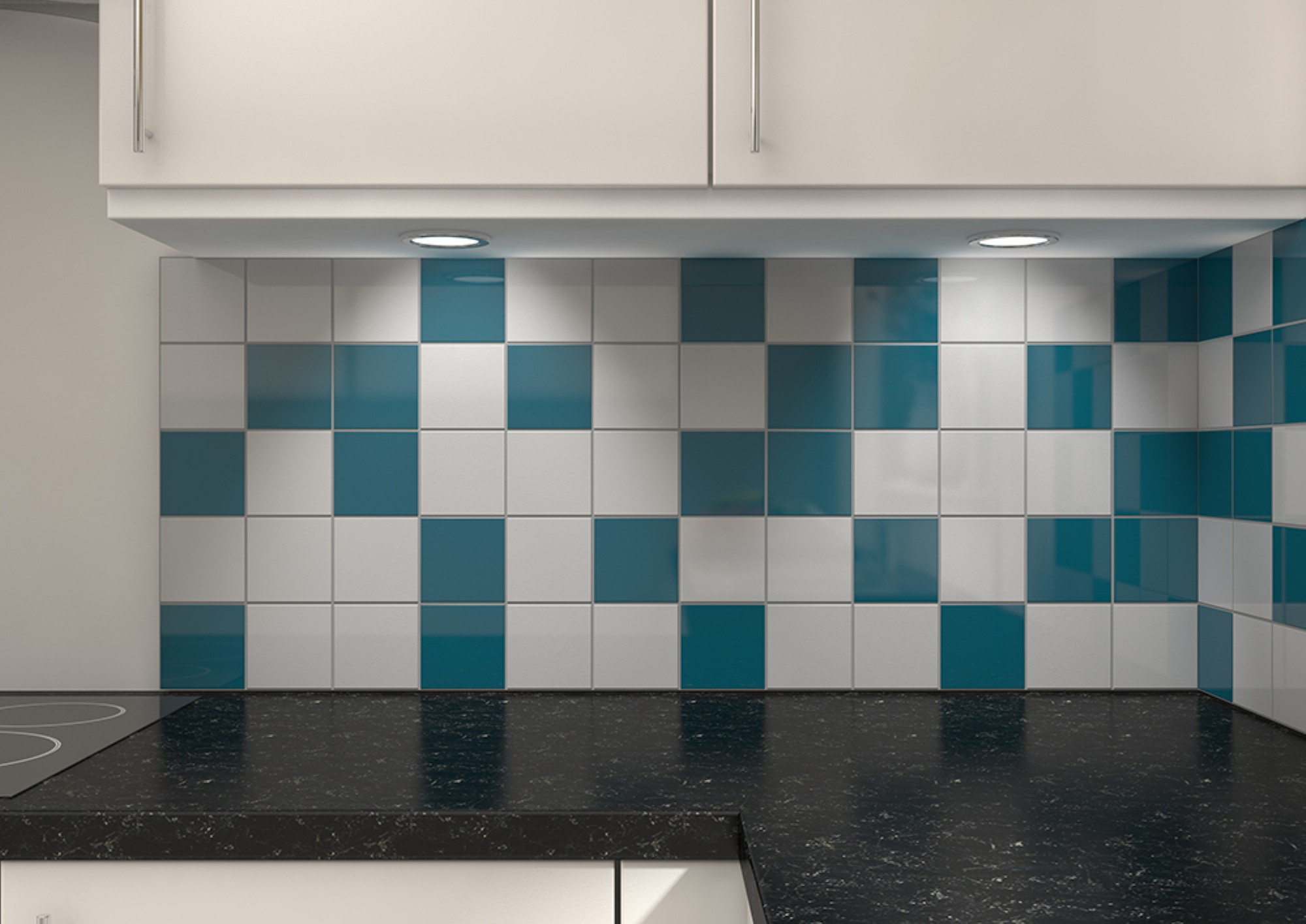 Prismatics Electric Gloss 4"x4" Wall Ceramic Tile | GENROSE