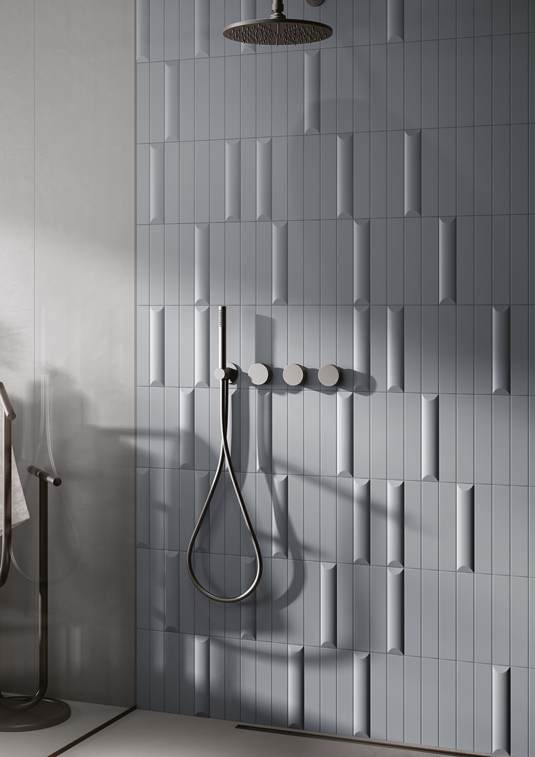 Quora Blue Matte 2"x10 Ceramic Tile | GENROSE