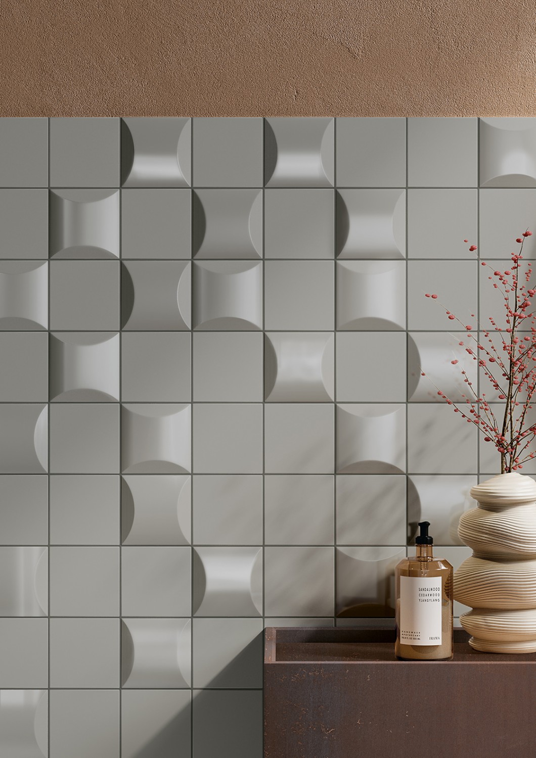 Quora Bone Matte 4"x4 Ceramic Tile | GENROSE